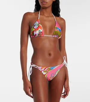 Emilio Pucci Printed Bikini Bottoms