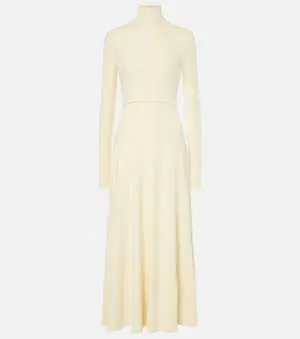 Proenza Schouler White Label Jayne Ribbed-knit Maxi Dress - Yellow