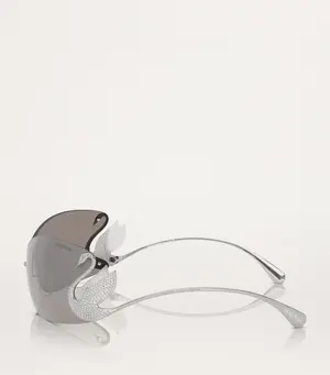 SWAROVSKI Acetate Sk7020 Sunglasses With Embellished Detailing