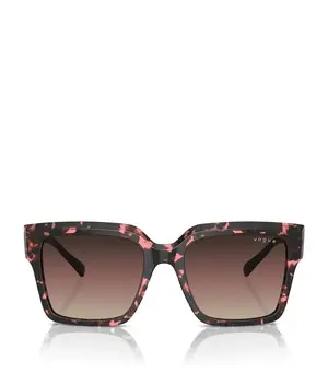 VOGUE Acetate Square Frame Sunglasses - Pink
