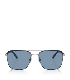 Oliver Spencer Metal R-2 Sunglasses - Blue