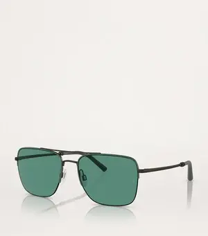Oliver Spencer Metal R-2 Sunglasses - Metallic