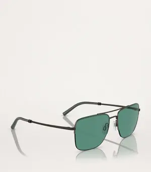 Oliver Spencer Metal R-2 Sunglasses - Metallic