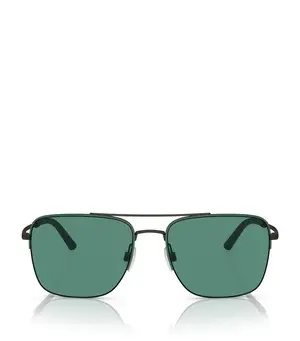 Oliver Spencer Metal R-2 Sunglasses - Metallic