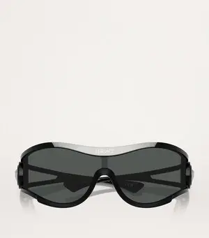 Versace Ve4475 Injected Sunglasses - Black