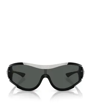 Versace Ve4475 Injected Sunglasses - Black
