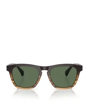 Oliver Spencer Acetate R-3 Sunglasses - Brown