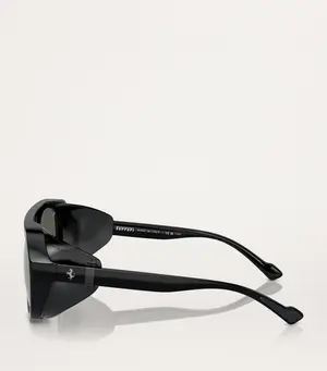 FERRARI Injected Fh2002qu Sunglasses - Black