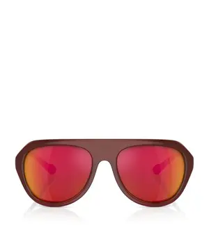 FERRARI Injected Fh2002qu Sunglasses - Brown