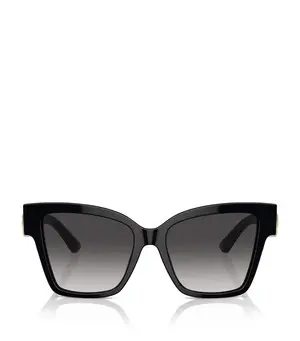 Dolce & Gabbana Acetate Cat Eye Sunglasses - Black
