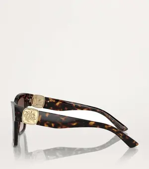 Dolce & Gabbana Acetate Cat Eye Sunglasses - Brown