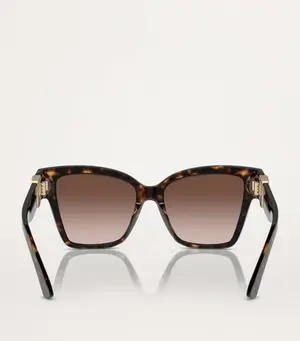Dolce & Gabbana Acetate Cat Eye Sunglasses - Brown