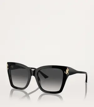 JIMMY CHOO Acetate Jc5012 Sunglasses - Black