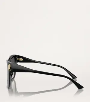JIMMY CHOO Acetate Jc5012 Sunglasses - Black