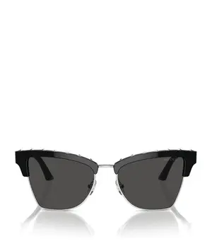 JIMMY CHOO Acetate Sunglasses - Black
