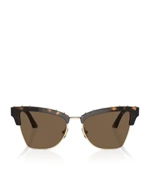 JIMMY CHOO Acetate Sunglasses - Brown