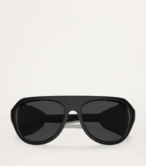 FERRARI Acetate Aviator Sunglasses