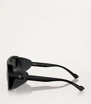 FERRARI Acetate Aviator Sunglasses - Black