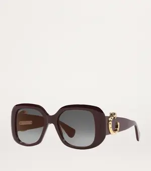 Cartier Panthère De Sunglasses - Red