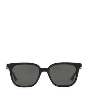 Gucci Acetate Square Frame Sunglasses - Black