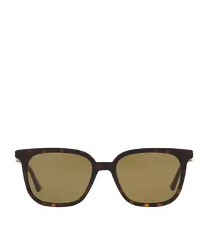 Gucci Acetate Square Frame Sunglasses - Brown