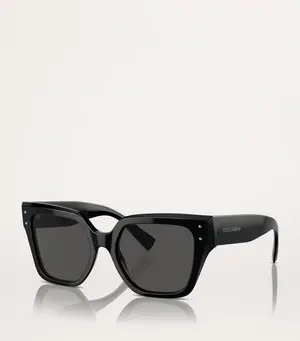 Dolce & Gabbana Acetate Square Frame Sunglasses - Black