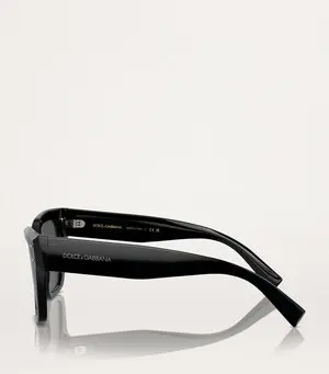 Dolce & Gabbana Acetate Square Frame Sunglasses - Black