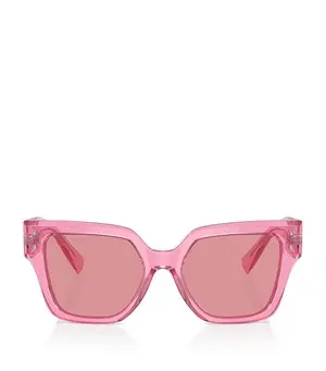 Dolce & Gabbana Dolce&Gabbana Acetate Square Frame Sunglasses Pink