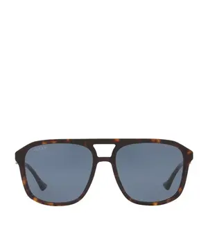 Gucci Acetate Sunglasses - Brown