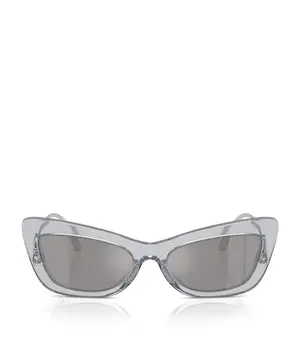 Dolce & Gabbana Acetate Cat Eye Sunglasses - Grey