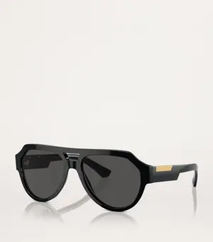 Dolce & Gabbana Metal Aviator Sunglasses