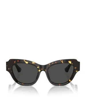 Burberry Acetate Cat Eye Sunglasses - Brown