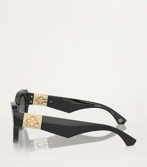Burberry Acetate Cat Eye Sunglasses - Grey