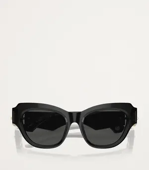 Burberry Acetate Cat Eye Sunglasses - Grey