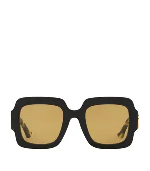 Gucci Acetate Gg1547s Sunglasses - Black