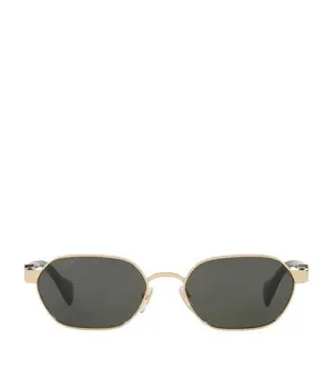 Gucci Acetate Gg1593s Sunglasses - Gold