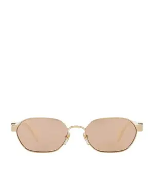 Gucci Octagon Frame Sunglasses - Gold