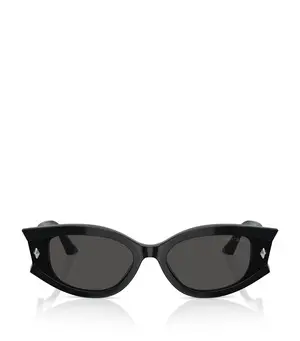 JIMMY CHOO Jimmy Choo Steel Cat Eye Sunglasses Black