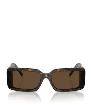 Tiffany & Co. Acetate Square Frame Sunglasses - Brown