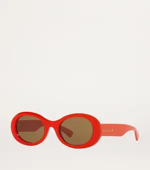 Gucci Acetate Gg1587s Sunglasses - Orange