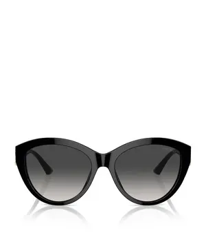 JIMMY CHOO Acetate Cat Eye Sunglasses - Black
