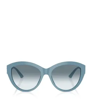 JIMMY CHOO Acetate Cat Eye Sunglasses Blue