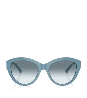 JIMMY CHOO Acetate Cat Eye Sunglasses - Blue