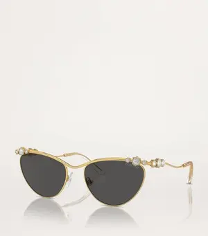SWAROVSKI Metal Embellished Sunglasses