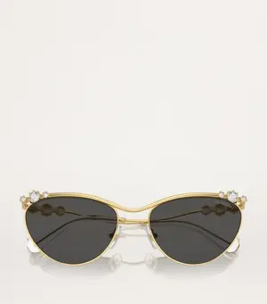 SWAROVSKI Metal Embellished Sunglasses