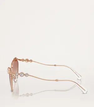 SWAROVSKI Sk7017 Metal Sunglasses