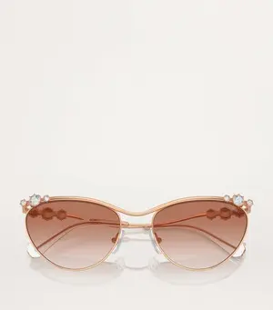 SWAROVSKI Sk7017 Metal Sunglasses