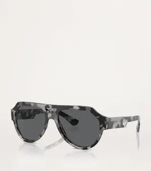 Dolce & Gabbana Acetate Aviator Sunglasses