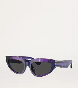 Burberry Acetate Be4425u Sunglasses - Purple