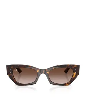 Ray-ban Zena Cat Eye Sunglasses - Brown